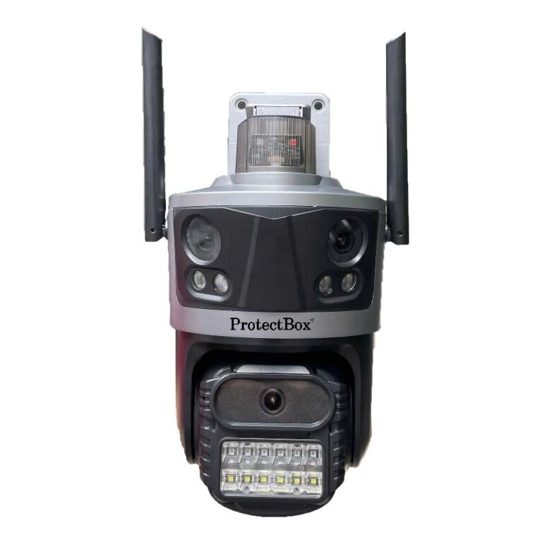 Camera Wifi báo động ngoài trời 3 mắt 8MP ProtectBox PH77W3V ...